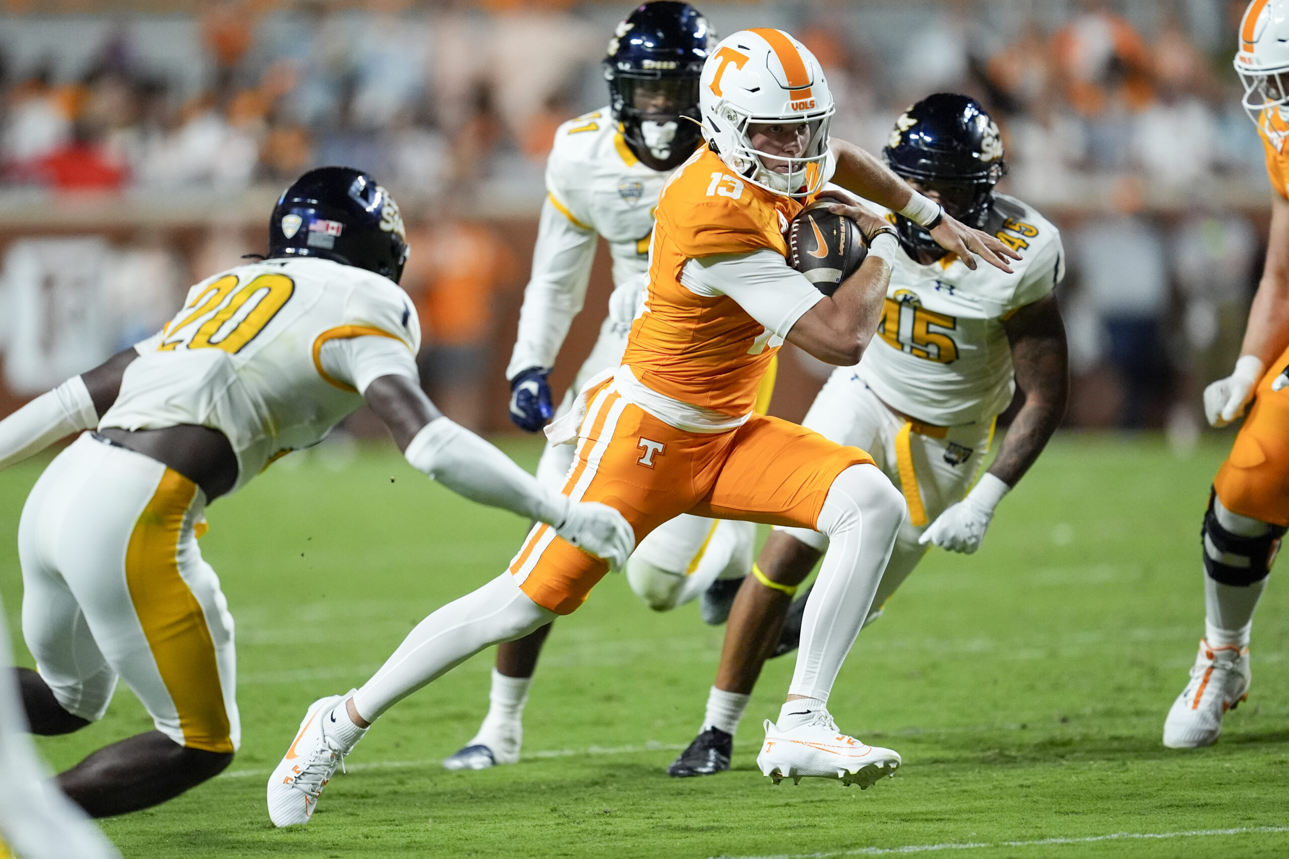 No.7 Tennessee Sweeps Kent State 70-0 and Breaks School Records ...